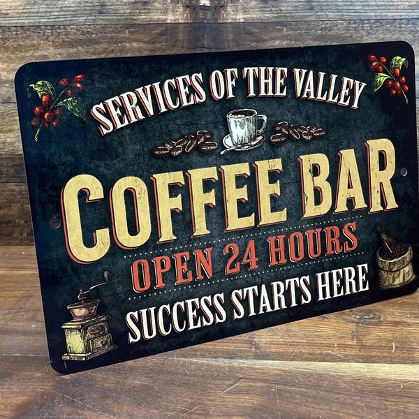 Coffee Bar Sign - Etsy