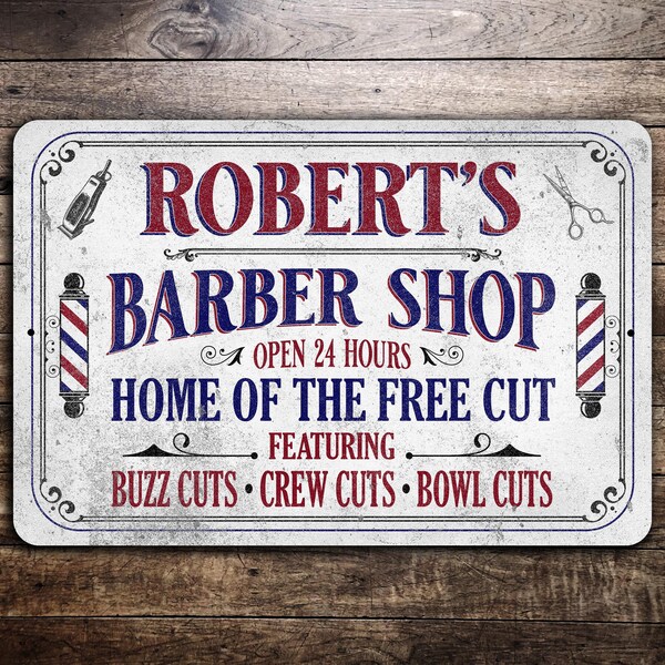 Barber Shop Sign - Etsy