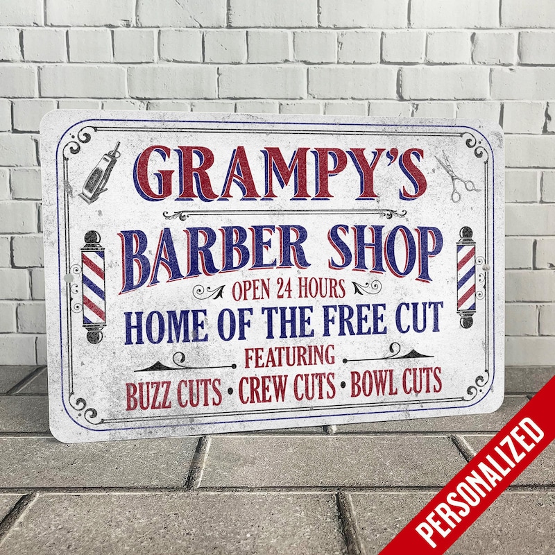 Barber Shop Sign - Etsy