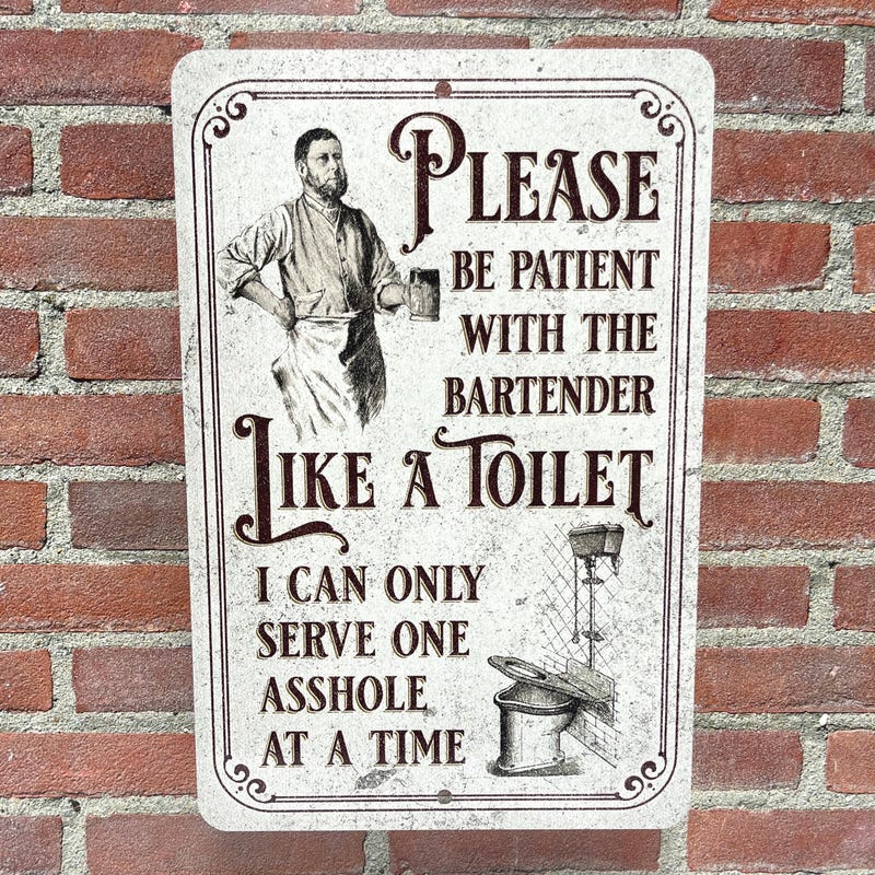 Funny Bar Signs - Etsy