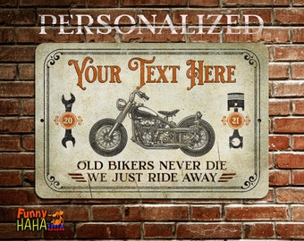 Motorcycle Sign | Etsy