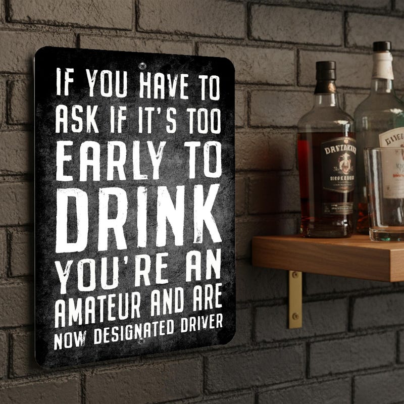 Funny Alcohol Sign - Etsy