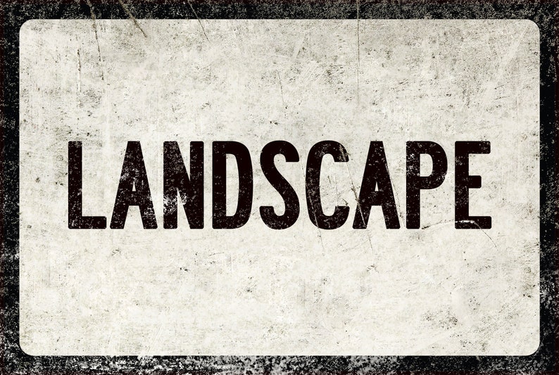 Custom Antique-style White Metal Sign - Etsy