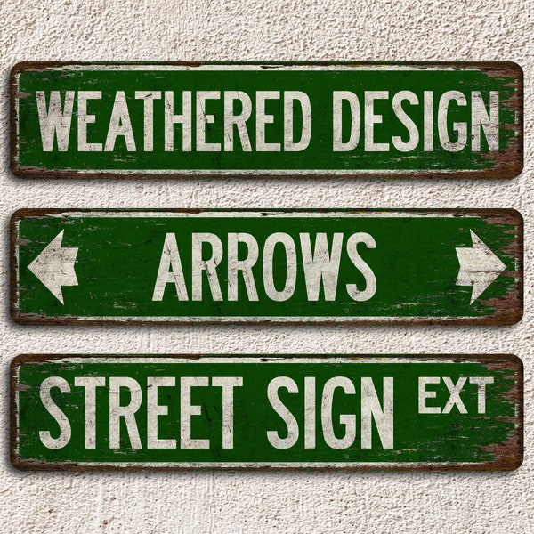 Metal Arrow Sign - Etsy