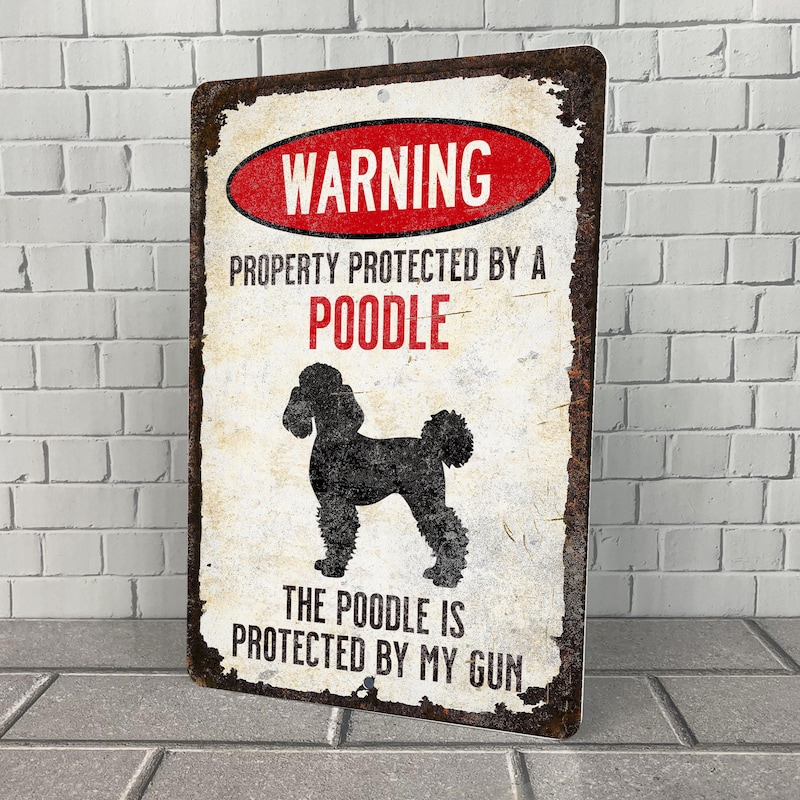 Poodle Sign - Etsy
