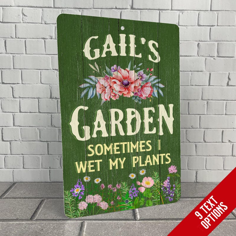 Metal Garden Signs - Etsy