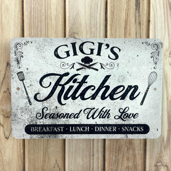 Personalized Kitchen Signs - Etsy