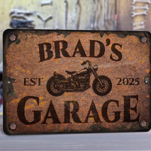 Motorcycle Sign - Etsy