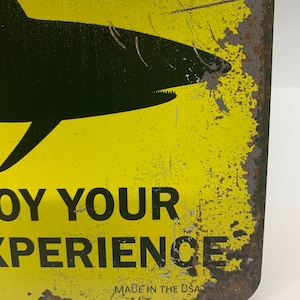 Funny Shark Sign Funny Pool Sign Funny Beach Sign Shark Infested Waters ...