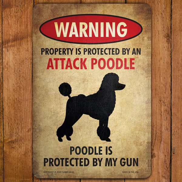 Poodle Sign - Etsy