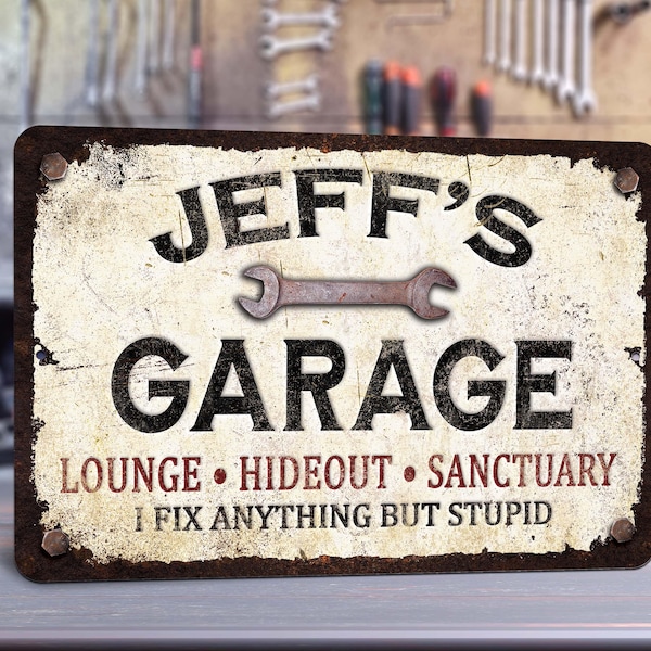 Funny Garage Signs - Etsy
