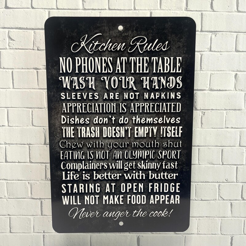 Kitchen Rules - Etsy