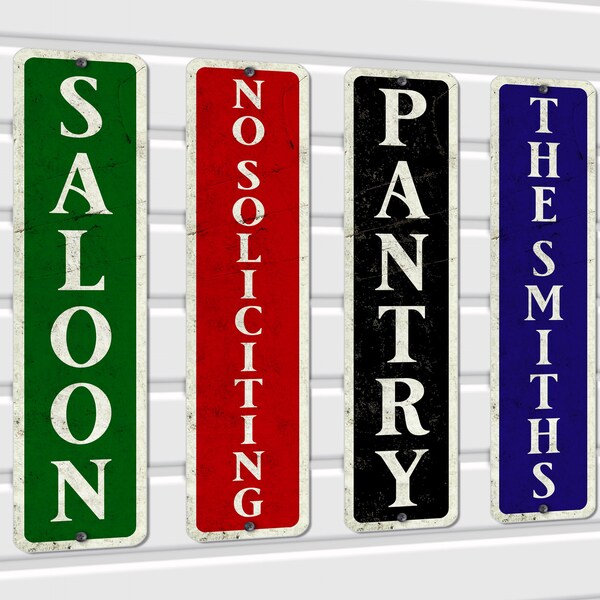 Vertical Sign - Etsy