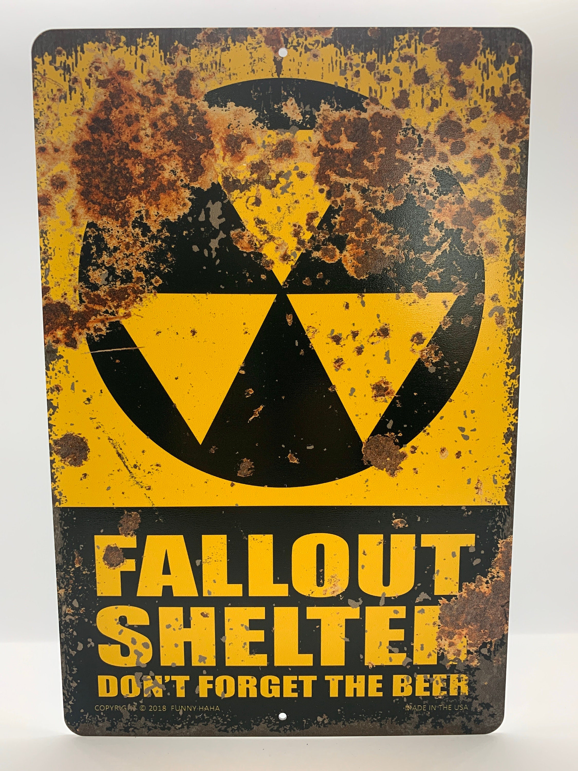 Fallout Shelter Funny Metal Sign - Etsy