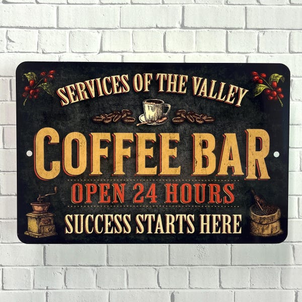 Antique Coffee Sign - Etsy