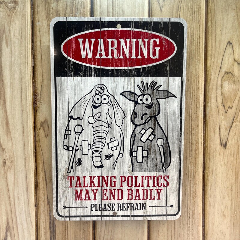 No Politics Signs - Etsy