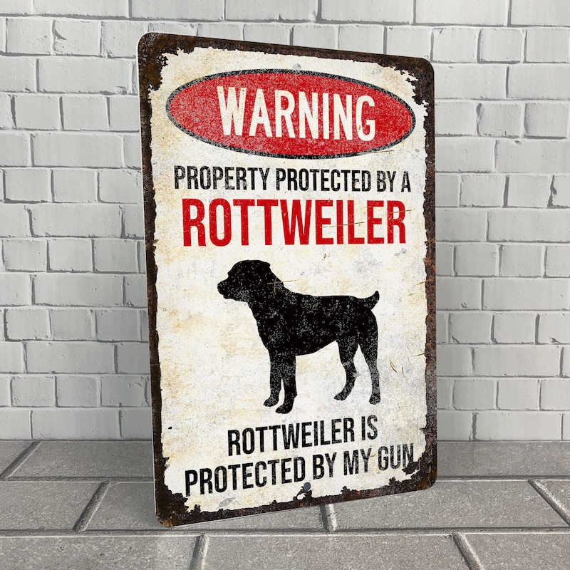 Rottweiler Sign - Etsy