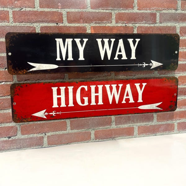 Vintage Arrow Sign - Etsy