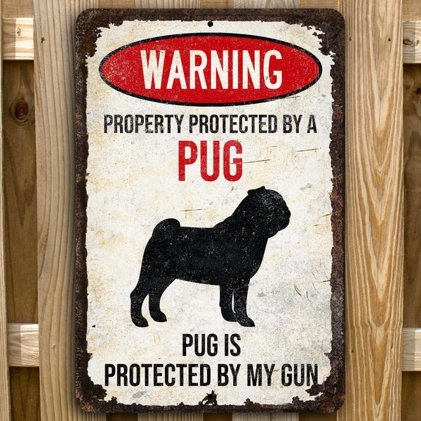 Pug sign - Etsy