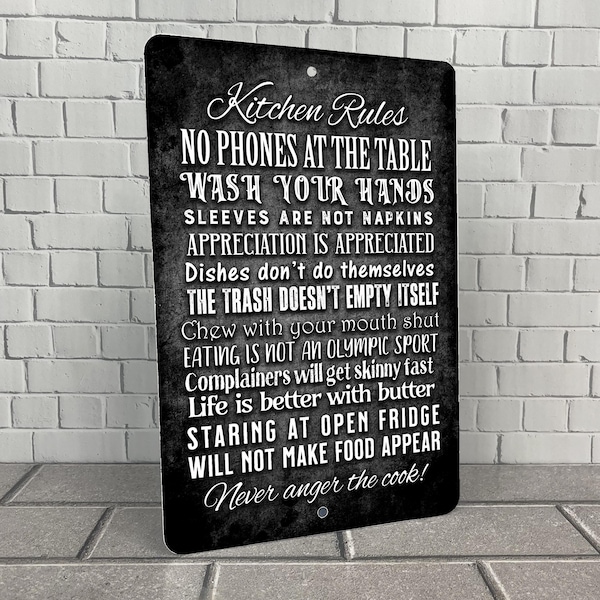 Kitchen Rules - Etsy