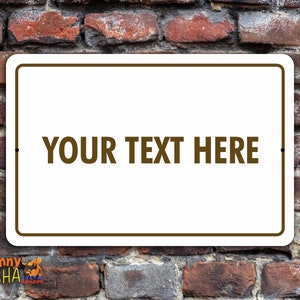 Custom Sign Metal Design With Color Choices - Etsy