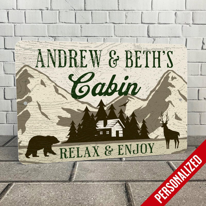 Custom Cabin Signs - Etsy