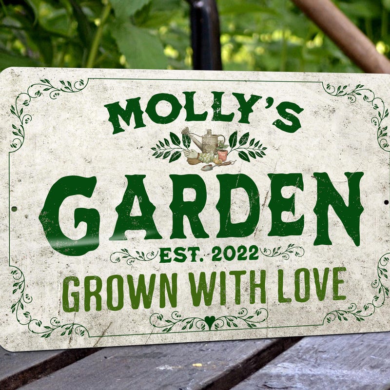 Custom Garden Signs - Etsy