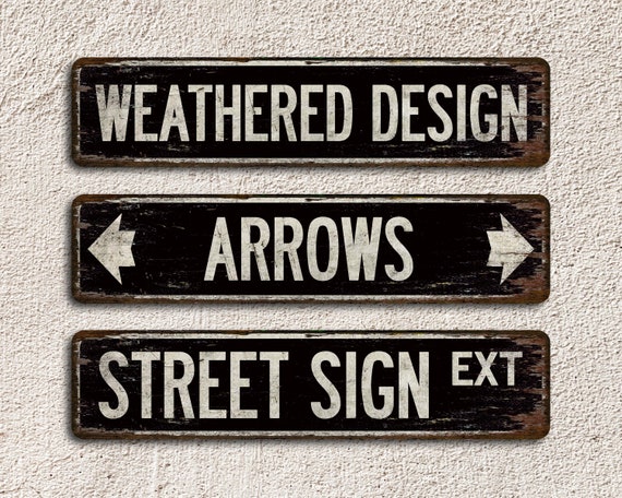 Direction Signs Vintage