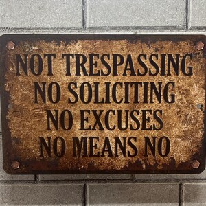 Custom Rusty Design Metal Sign: Personalized Text, Indoor/outdoor - Etsy