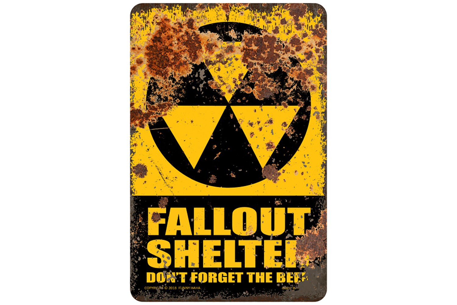Fallout Shelter Funny Metal Sign - Etsy