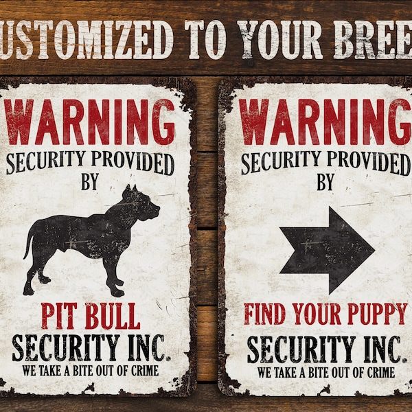 Beware of Dog Funny Metal Signs - Etsy