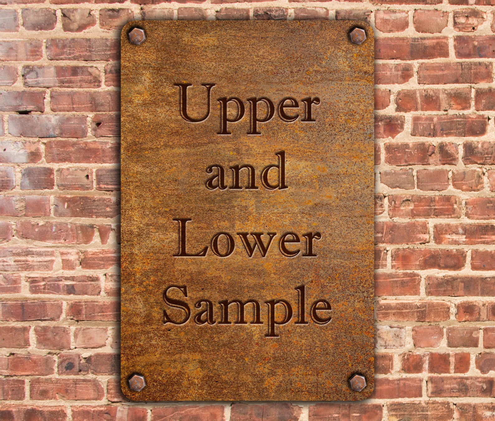 Custom Rusty Antique-style Metal Sign - Etsy