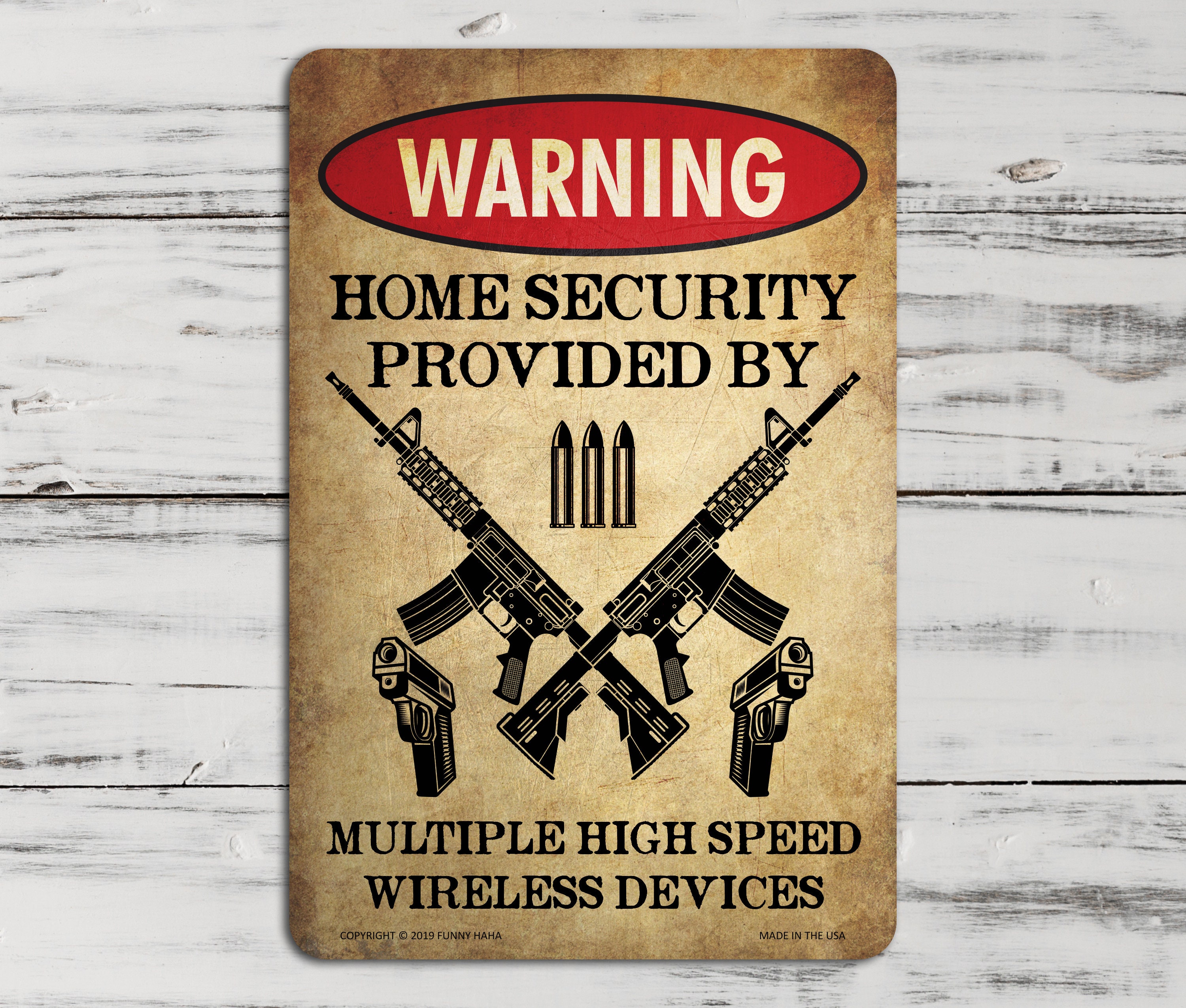 Home Security Provided by Multiple Wireless Devices Funny - Etsy
