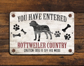 Rottweiler Sign | Etsy