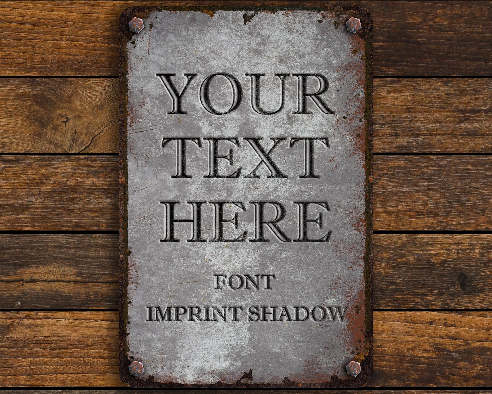 Custom Aged Steel With Rusty Appearance Metal Sign - Etsy