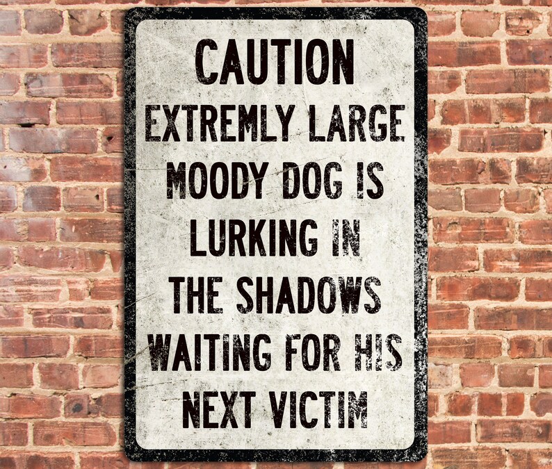 Custom Antique-style White Metal Sign - Etsy