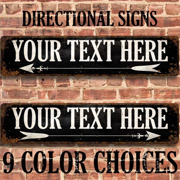 Directional Sign - Etsy