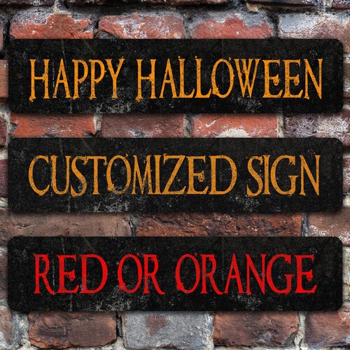 Custom Rusty Vintage-style Aluminum Sign With Weathered - Etsy