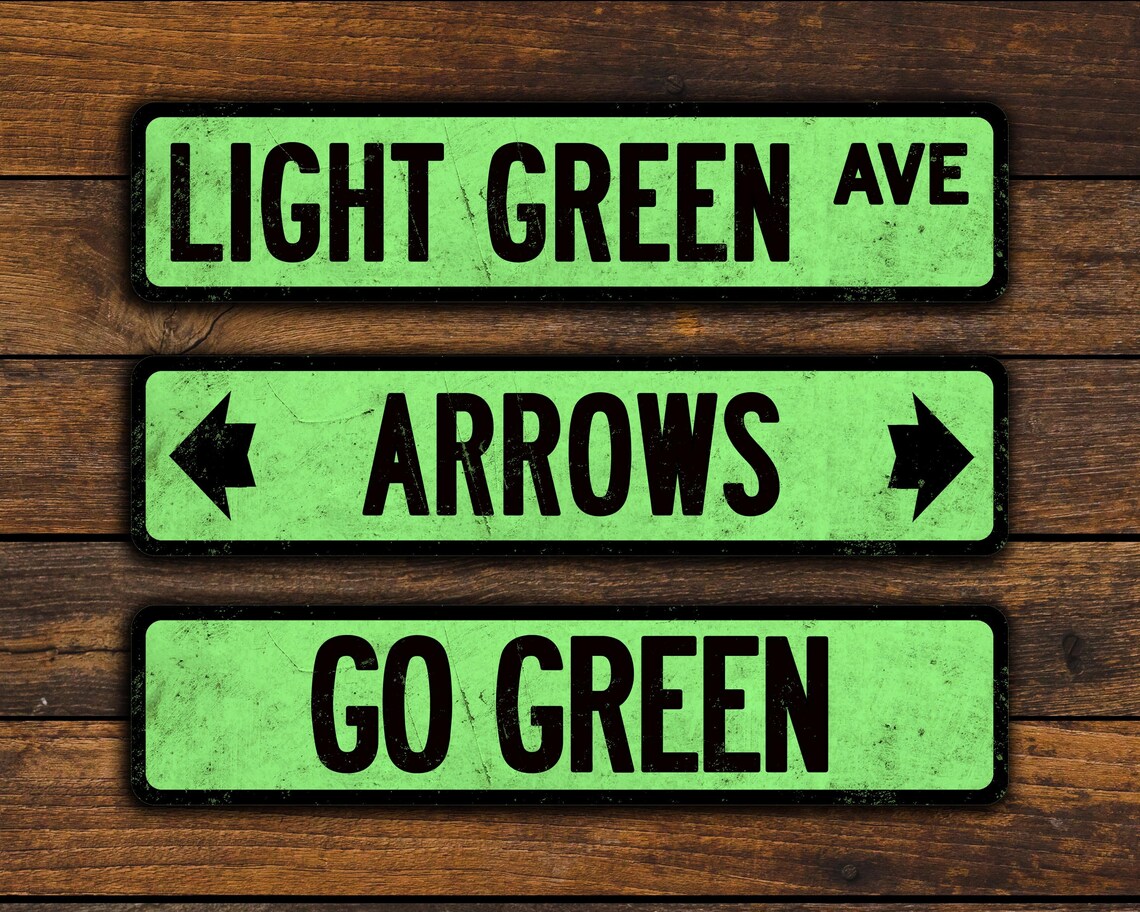 Custom Fun Color Metal Street Sign Vintage-style With - Etsy