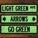 Custom Fun Color Metal Street Sign Vintage-style With Weathered ...