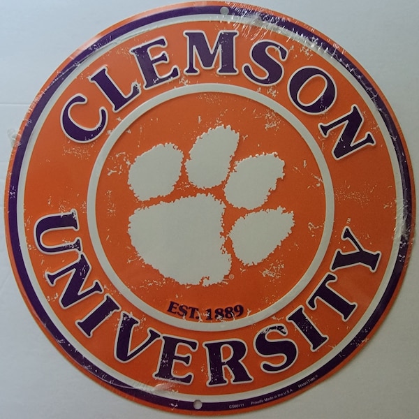 Clemson Sign - Etsy