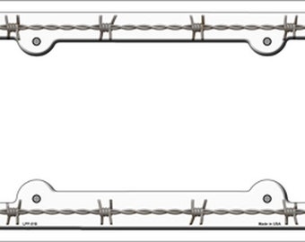 Barbed Wire License Plate Frame - Etsy