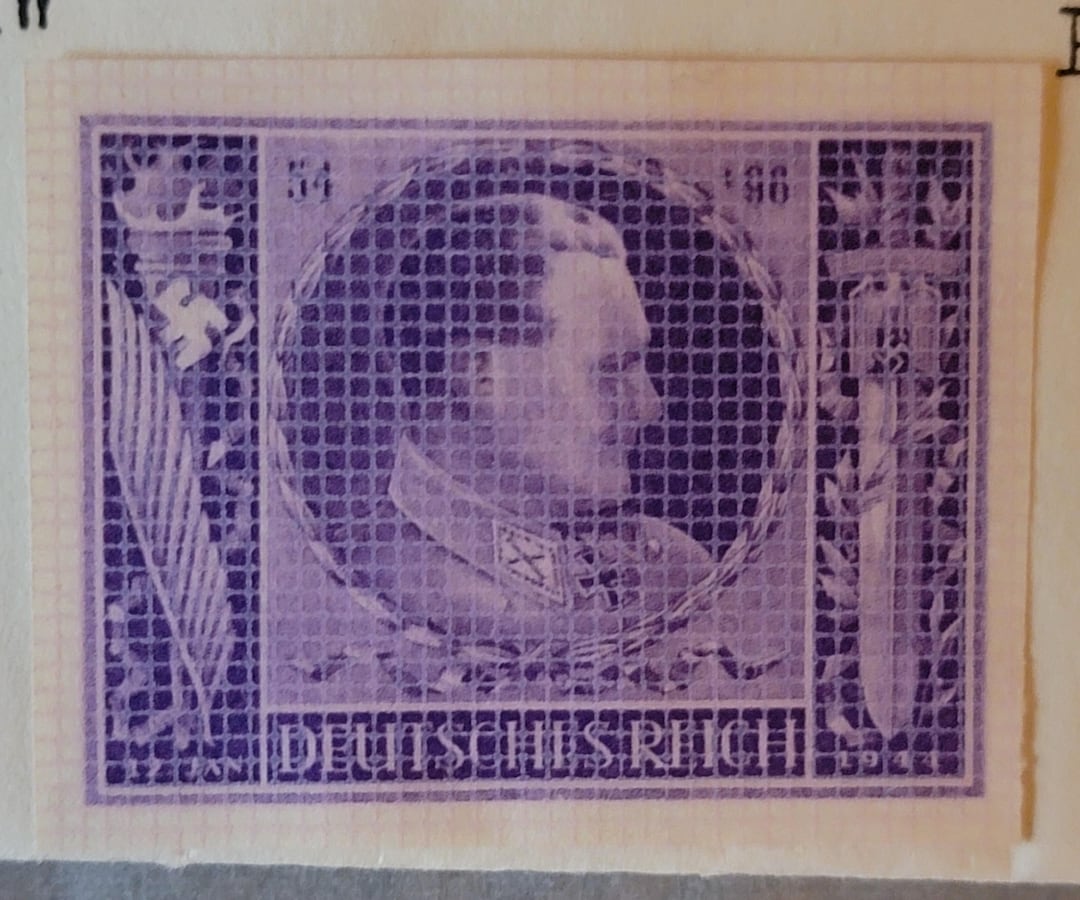 1944 German Hermann Goering Propaganda Stamp Mint NH OG With History ...