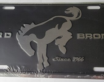 Bronco License Plate - Etsy