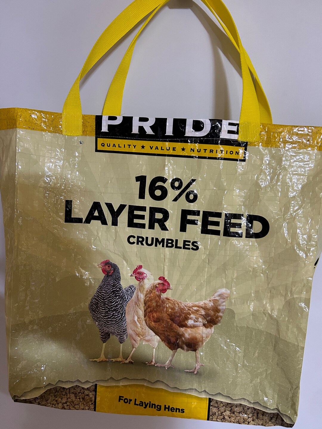 Recycled Feed Sack Tote - Etsy