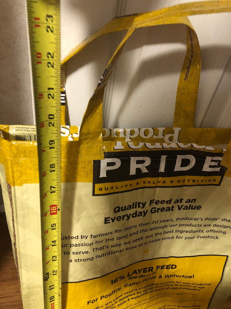 Recycle Feed Sack Tote - Etsy