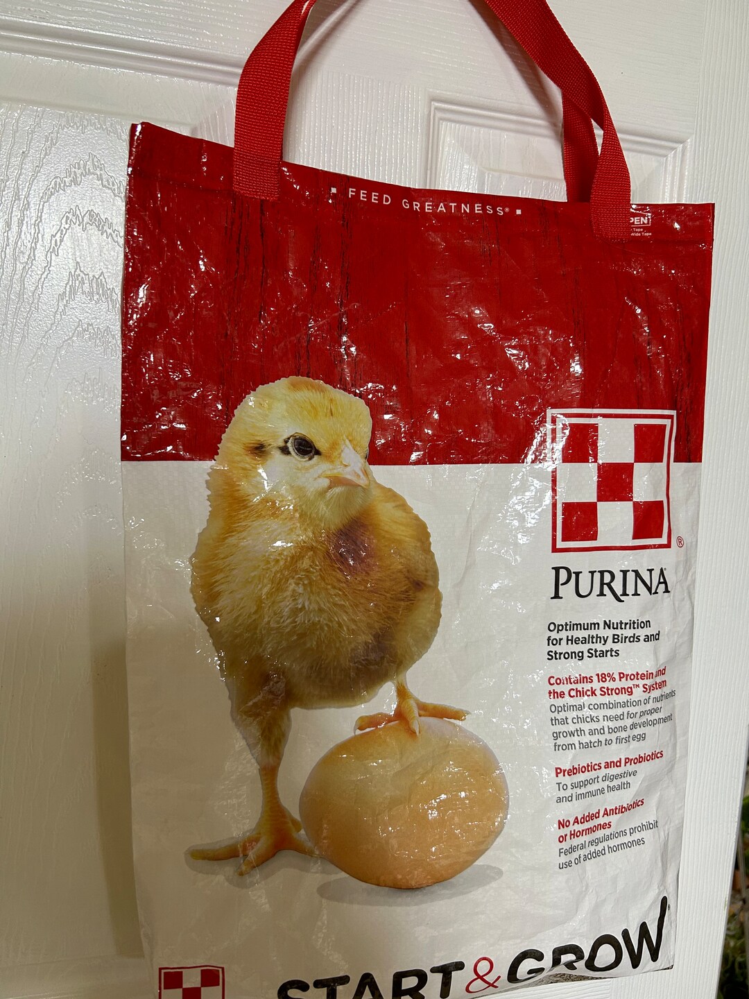Recycled Feed Sack Totes - Etsy