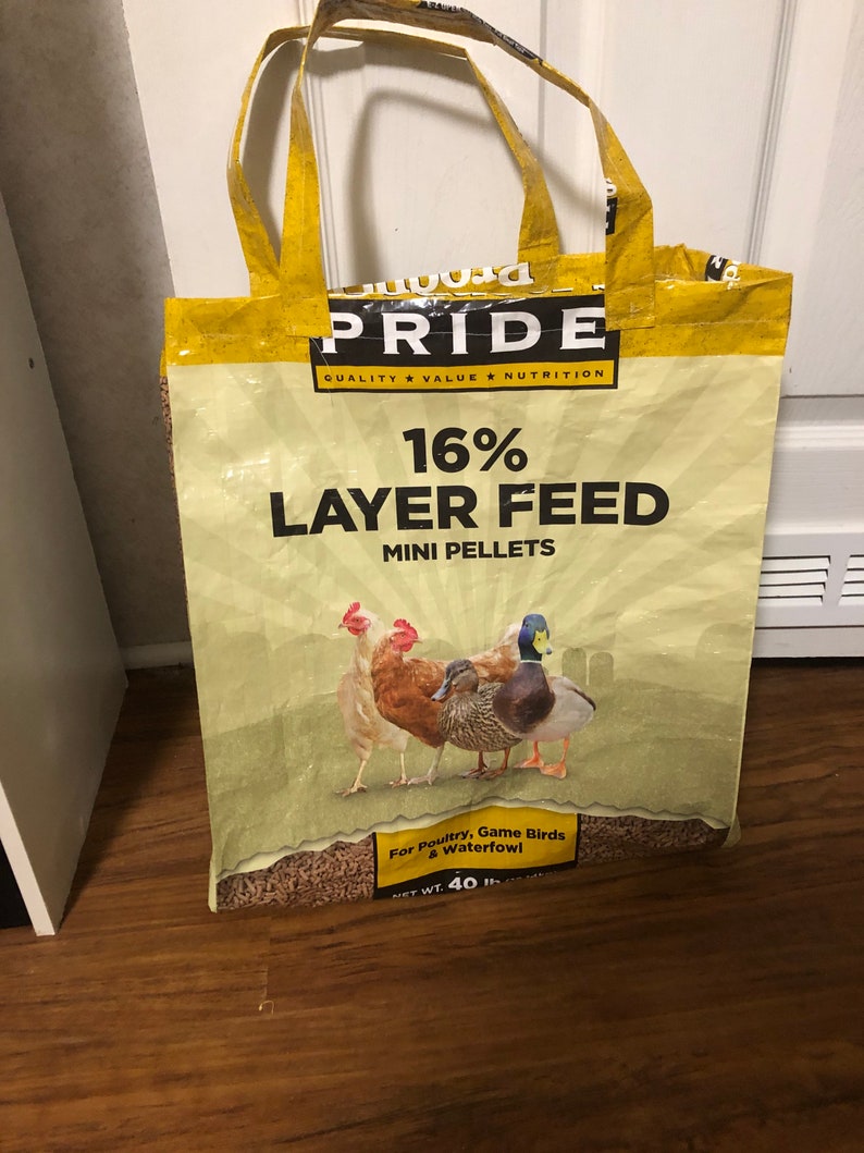 Recycle Feed Sack Tote - Etsy