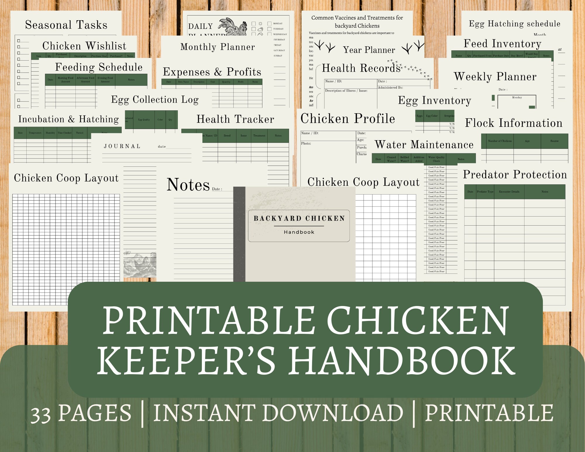 Ultimate Backyard Chicken Handbook, Instant Download, Printable ...