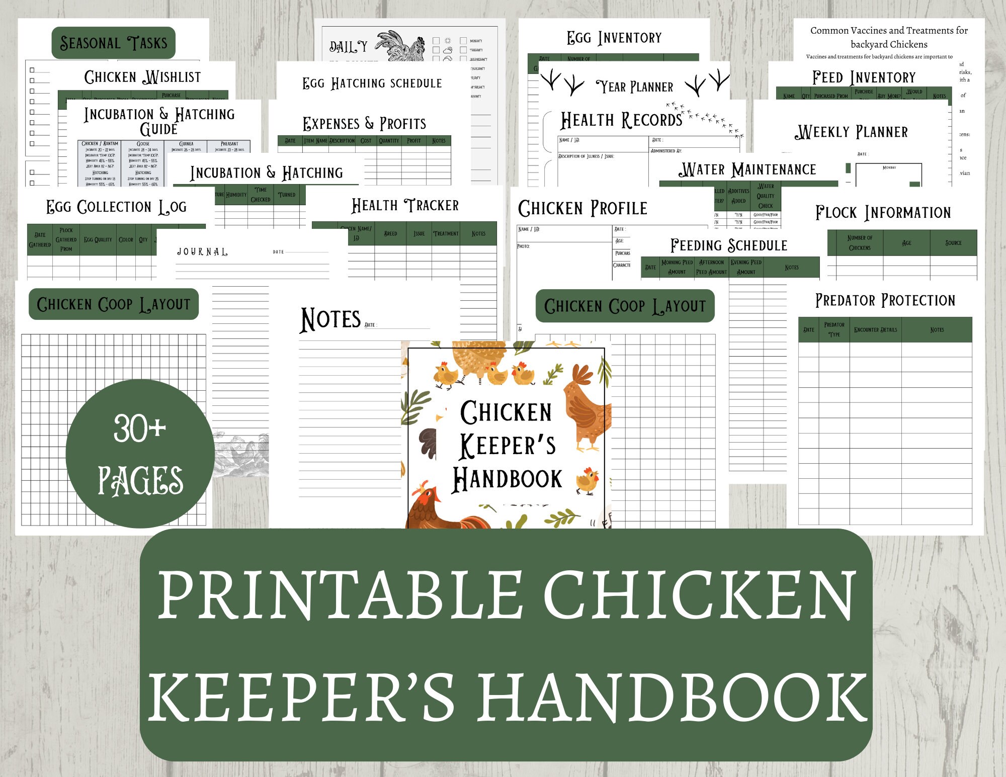 Complete Chicken Keeper's Handbook, Instant Download, Printable ...